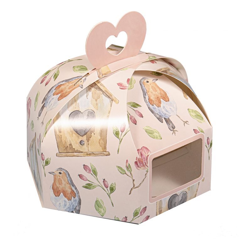 DRY CAKE BOX / HAMPER BOX – 7 Inch – FLORAL (Pack of 8) - Chic a Choc