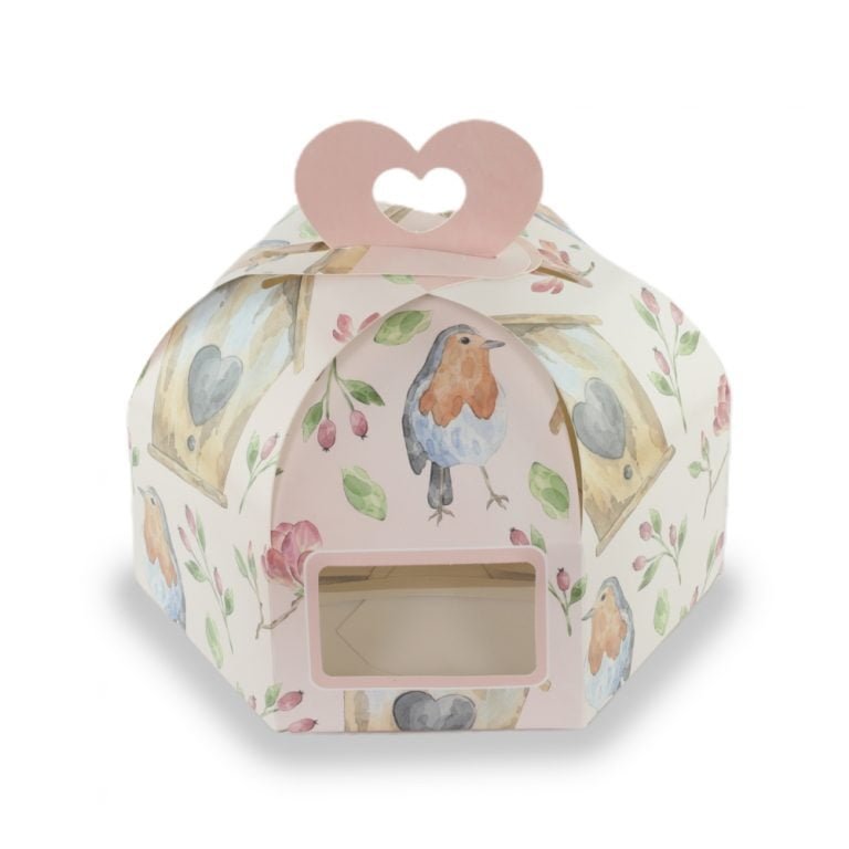 DRY CAKE BOX / HAMPER BOX – 7 Inch – FLORAL (Pack of 8) - Chic a Choc