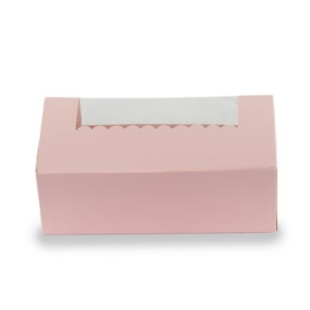 LOAF CAKE / COOKIE BOX – PINK (8’X4’X3.25) (Pack of 8) - Chic a Choc