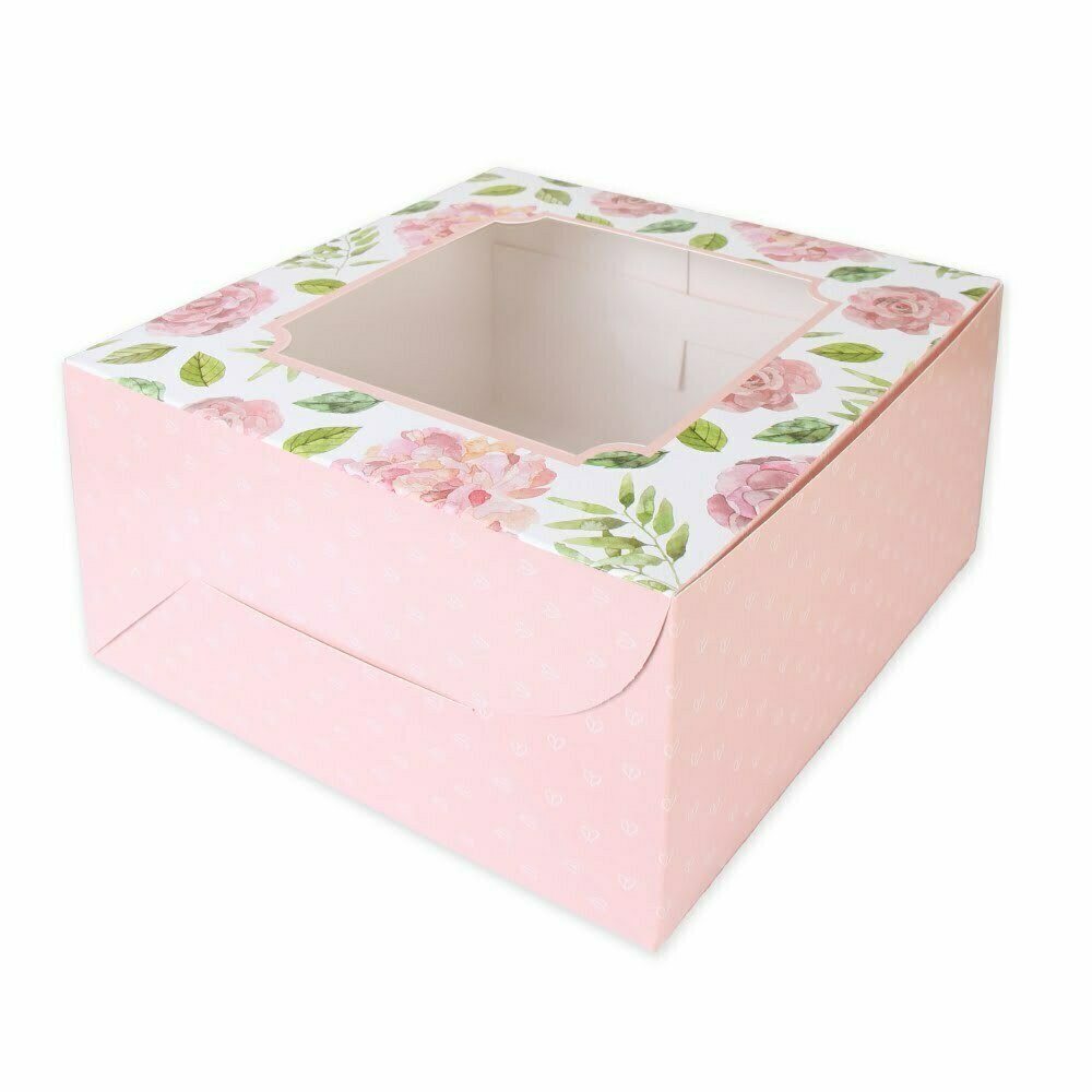 LOAF CAKE / COOKIE BOX – PINK (8’X4’X3.25) (Pack of 8) – Chic a Choc